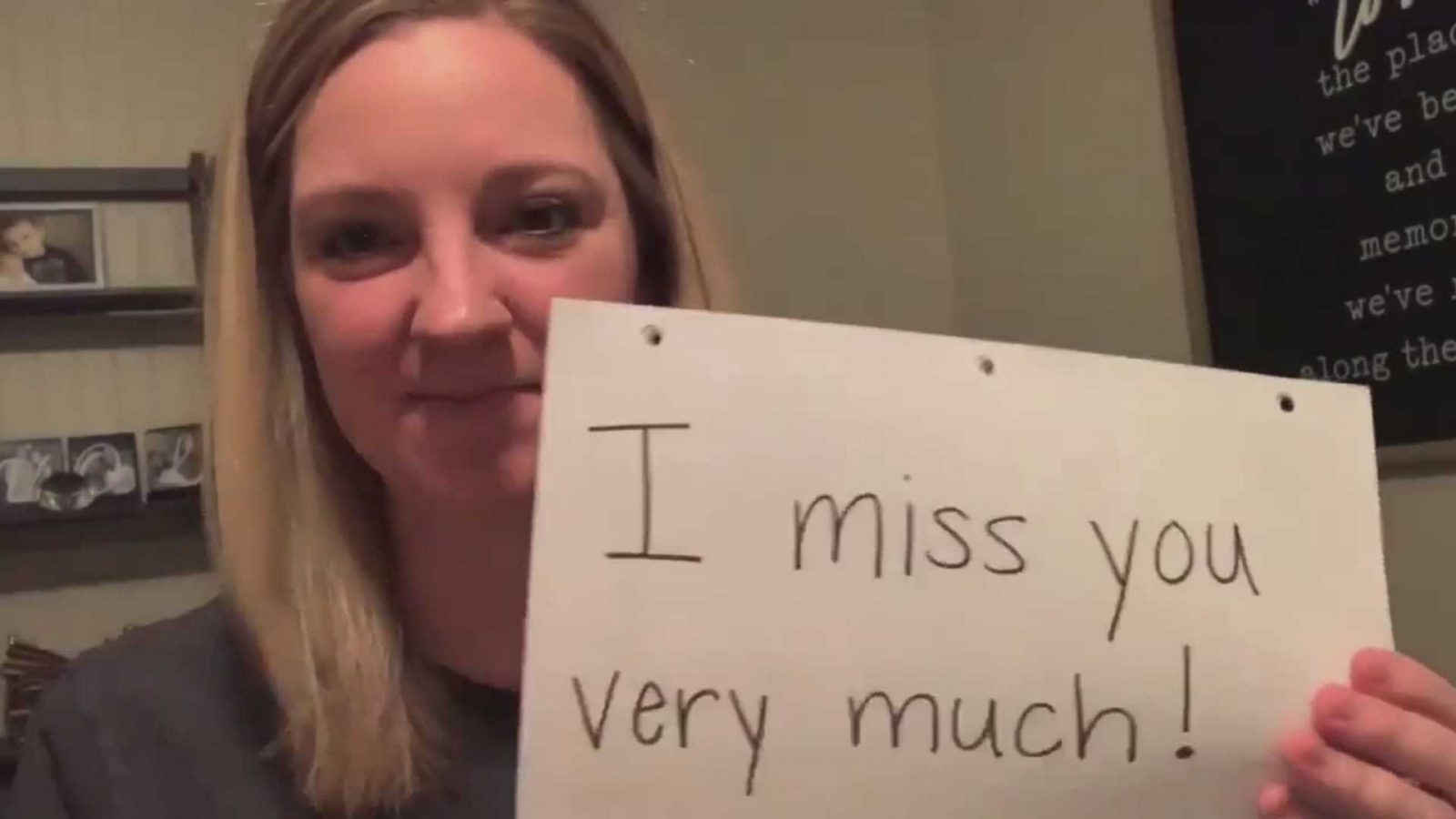 Teacher Says She's Missing Her Students In A Hearty Video